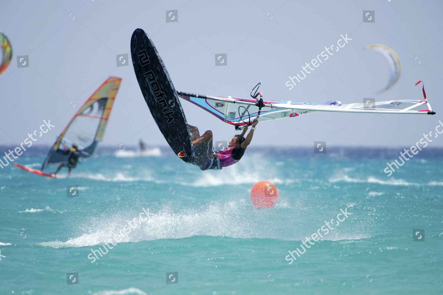 Israeli Windsurfer Adam Gavriel Action During Editorial Stock Photo ...