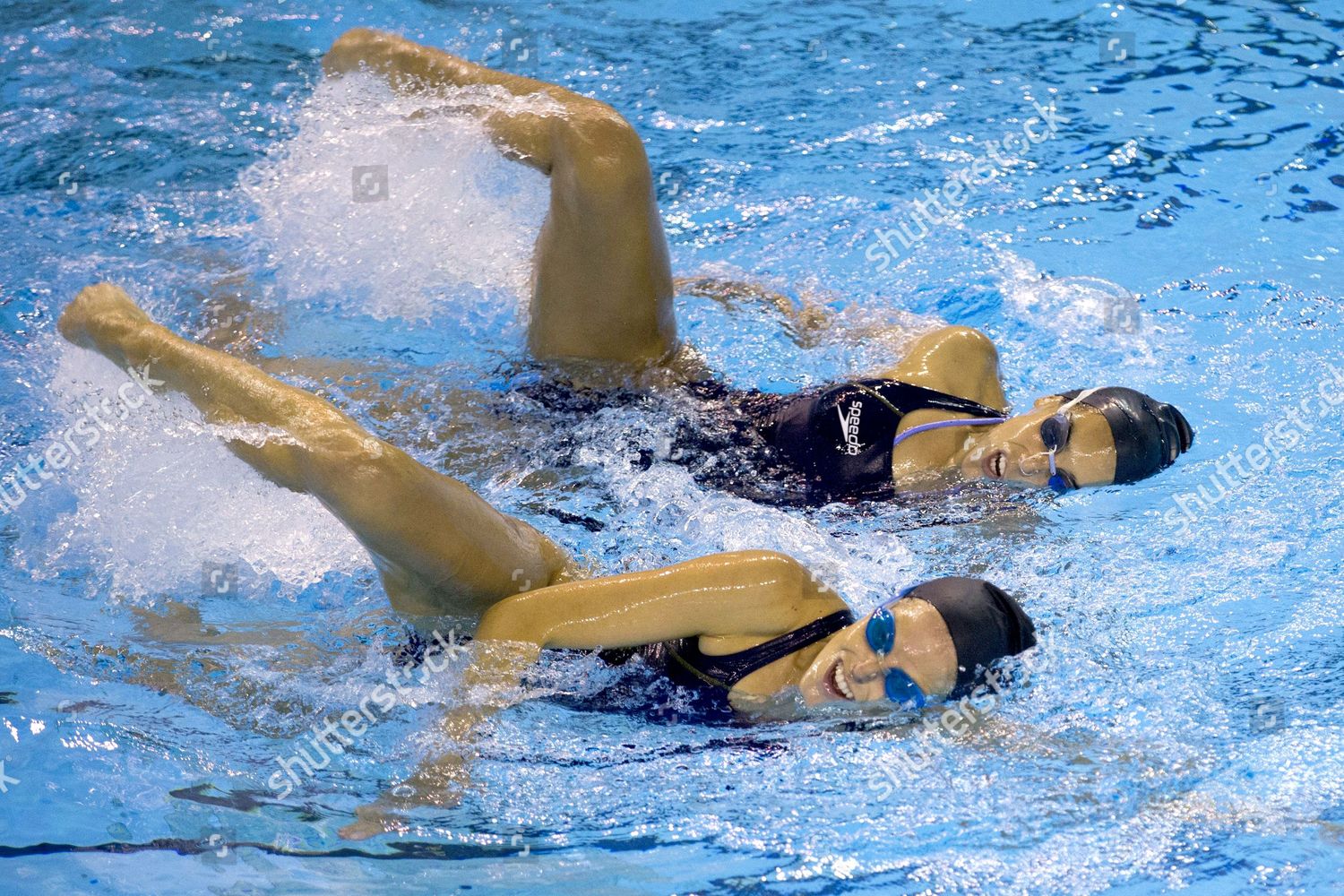 Spanish Syncronized Swimming National Teams Ona Editorial Stock Photo ...