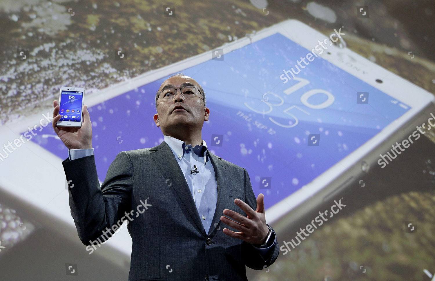 President Sony Mobile Hiroki Totoki Introduces Editorial Stock Photo ...