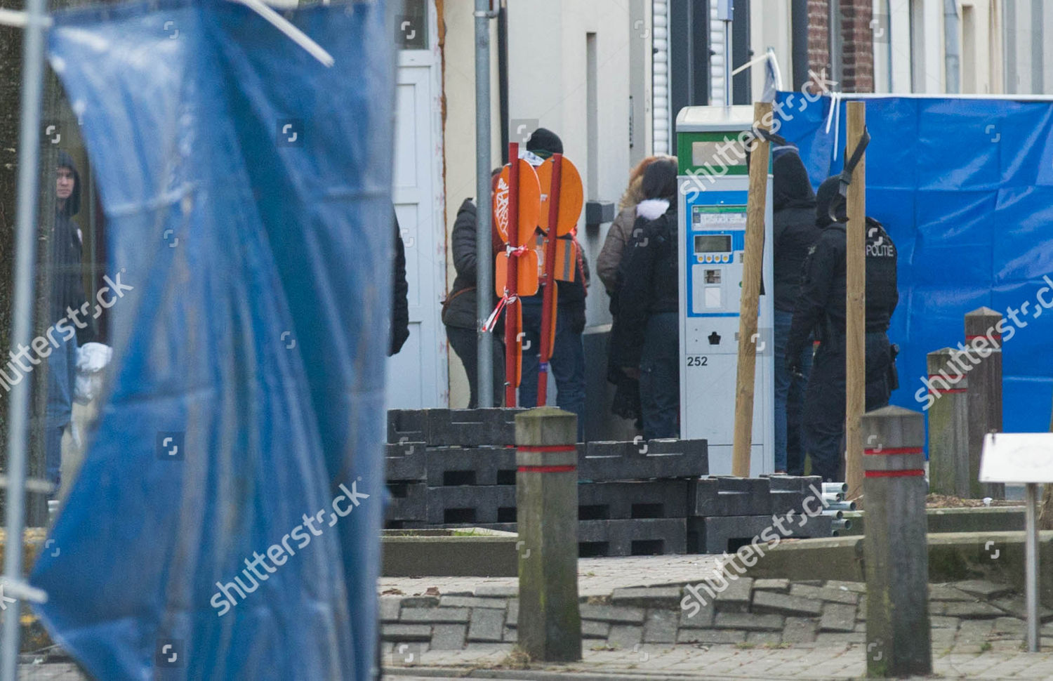 Police Officers Scene Reconstruction Police Operation Editorial Stock ...