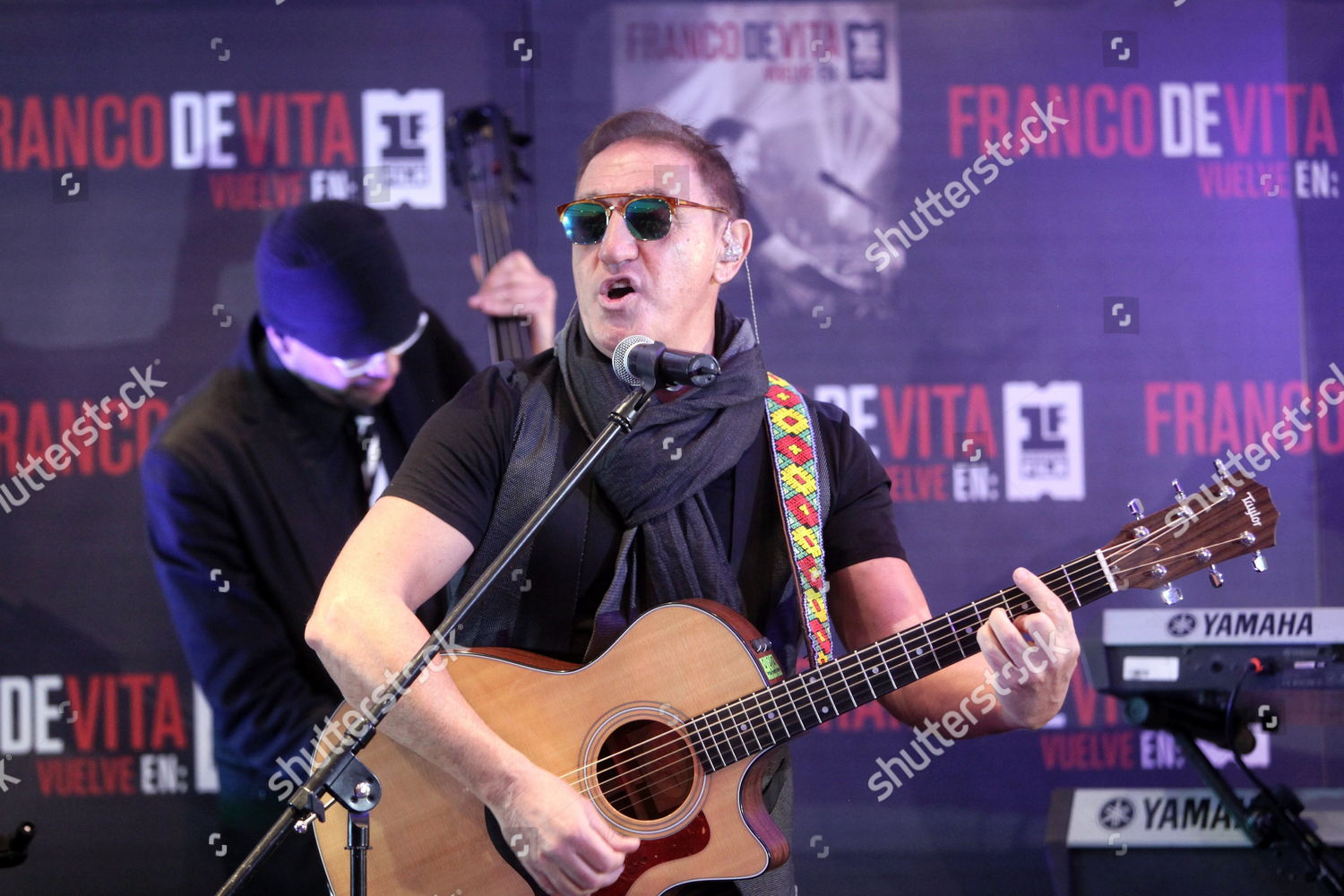 Venezuelan Singer Franco De Vita Performs Editorial Stock Photo - Stock ...