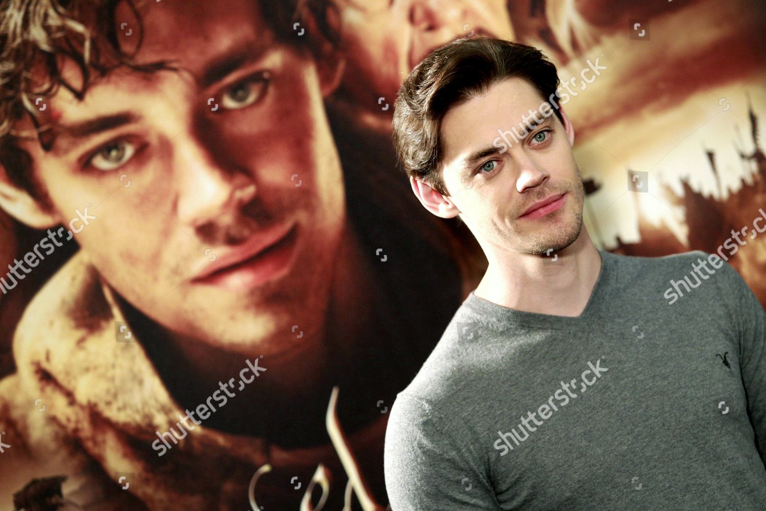 British Actor Tom Payne Poses During Editorial Stock Photo - Stock ...