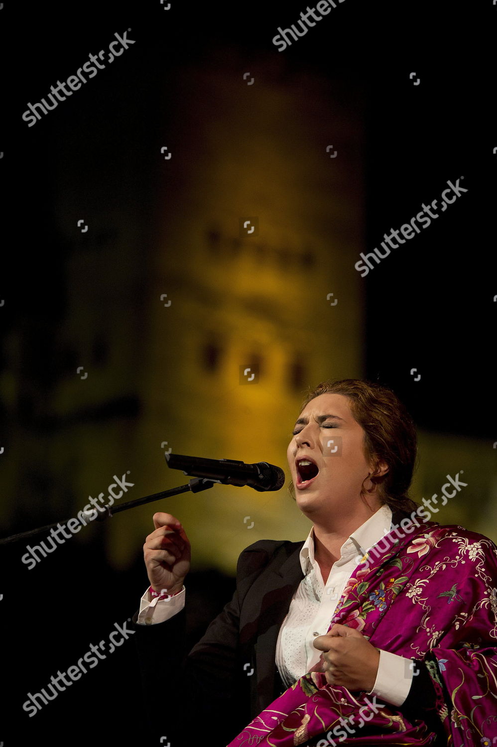 Spanish Cantaora Flamenco Singer Estrella Morente Editorial Stock Photo ...