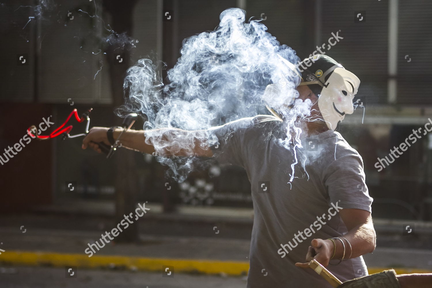 Group People Clash Members National Bolivarian Editorial Stock Photo ...