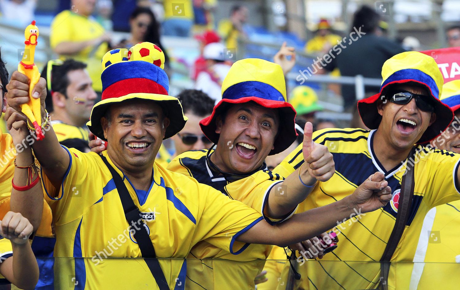 Colombian Fans Cheer Their Team Before Editorial Stock Photo - Stock ...