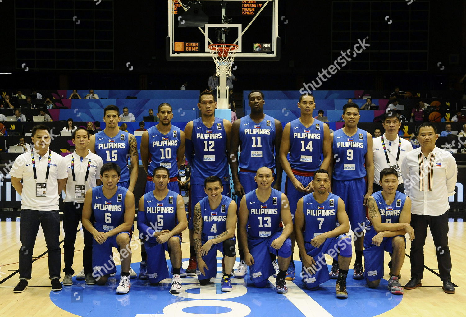 Philippines National Basketball Team Poses Before Editorial Stock Photo ...