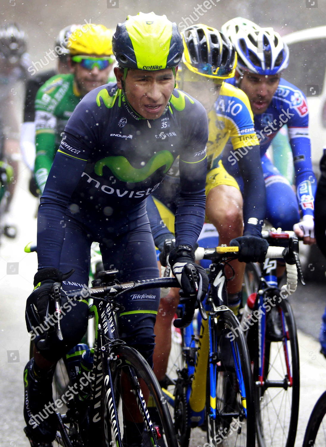 Colombian Cyclist Nairo Quintana Movistar Team Editorial Stock Photo ...