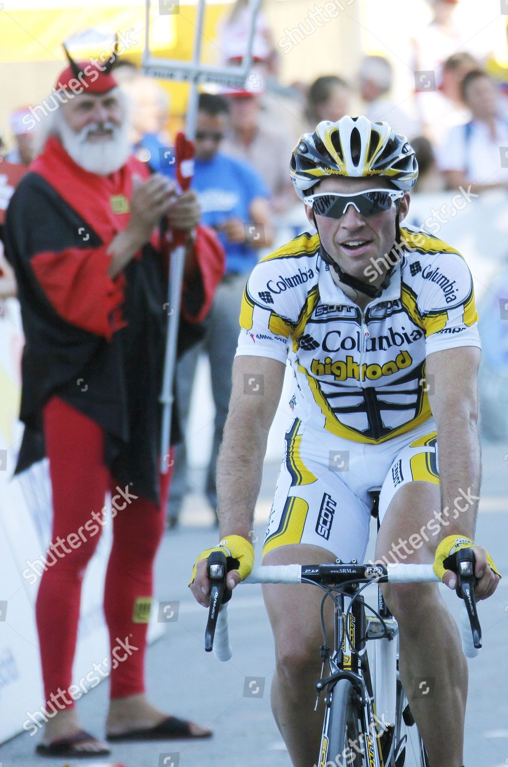 Switzerlands Michael Albasini Team Columbiahigh Road Editorial Stock ...