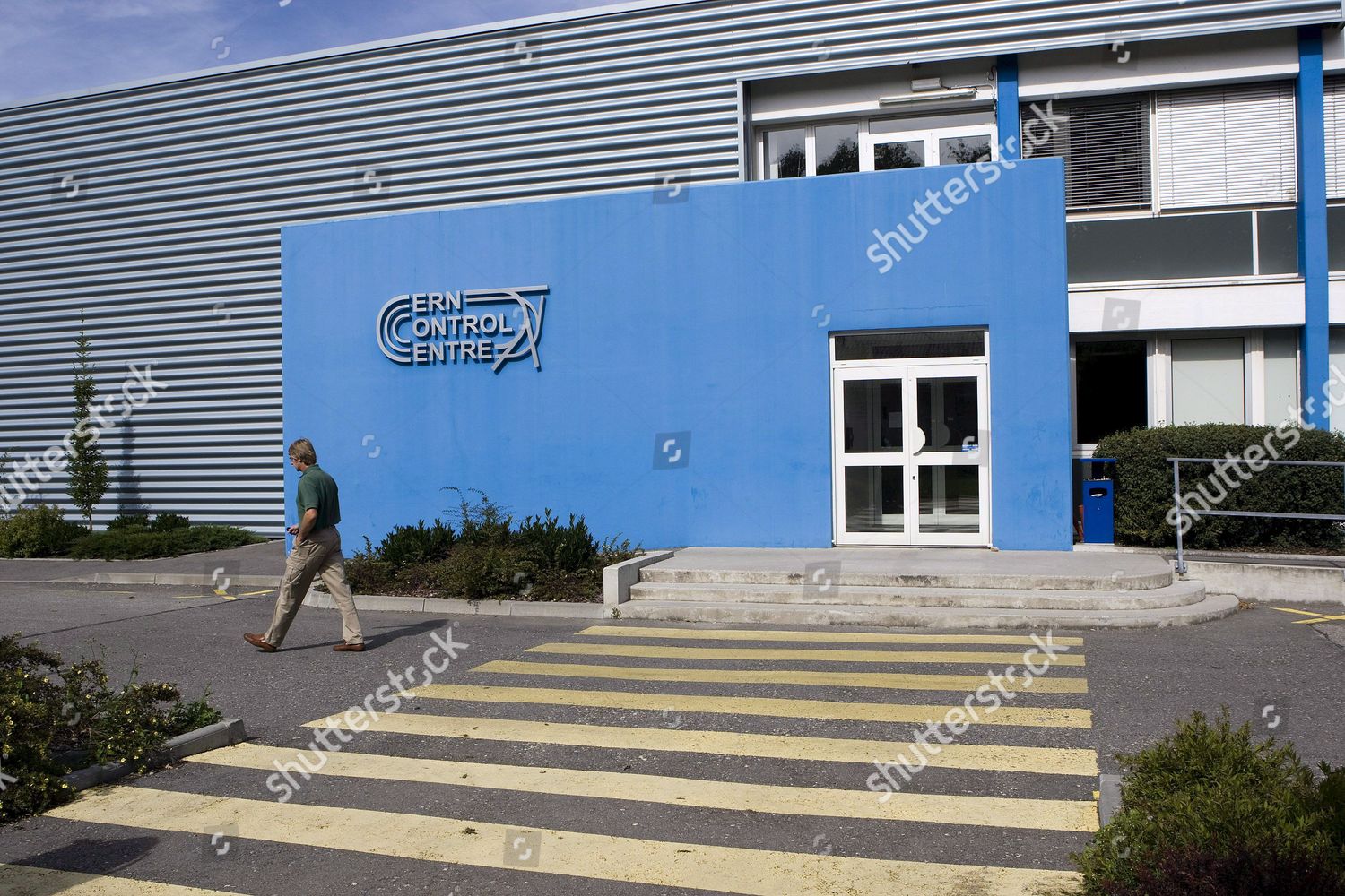 Entrance Cern Control Centre Ccc Lhc Editorial Stock Photo - Stock ...