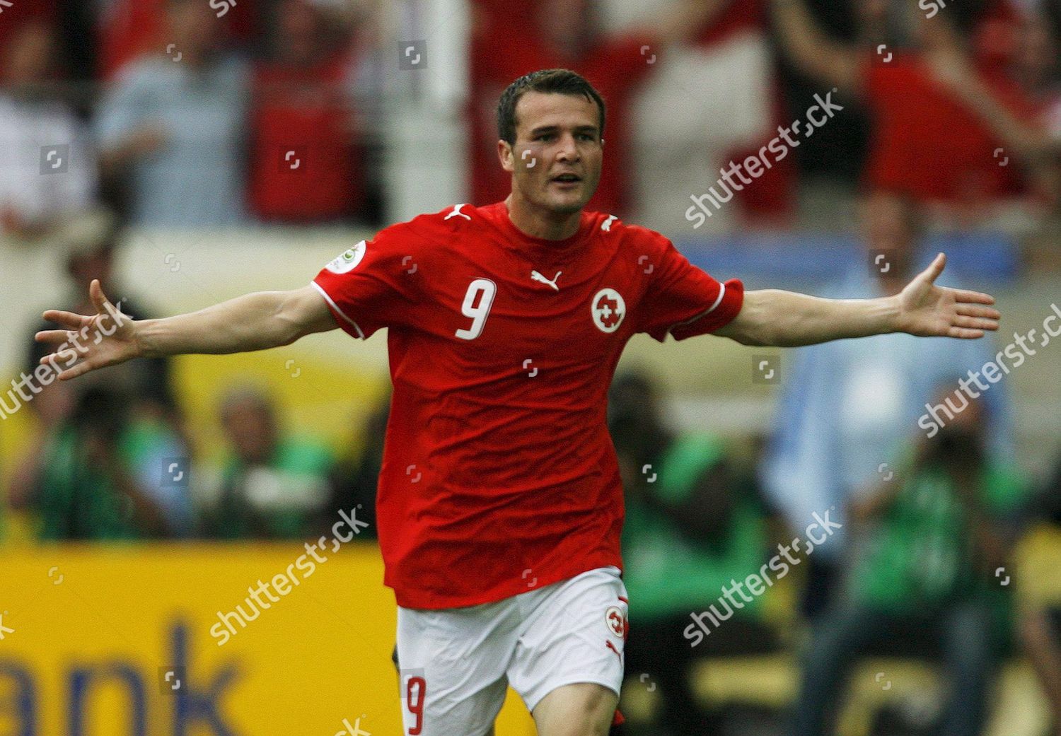 Alexander Frei Celebrates After Frei Scoring Editorial Stock Photo ...