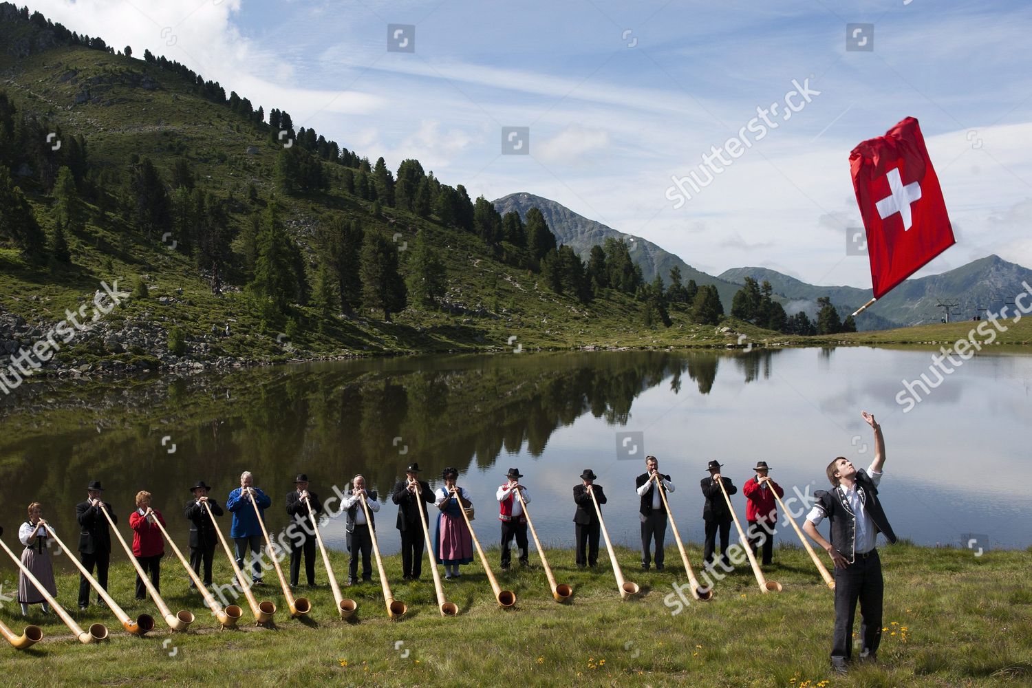 Flag Thrower Performs Front Part 160 Editorial Stock Photo - Stock ...