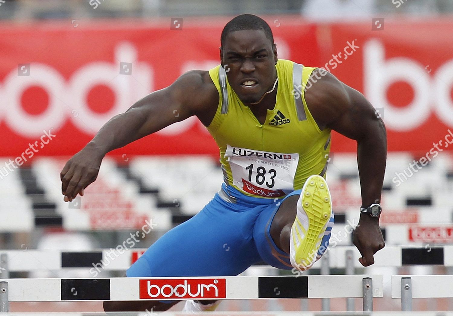 Thomas Dwight Jamaica Runs On His Editorial Stock Photo - Stock Image ...