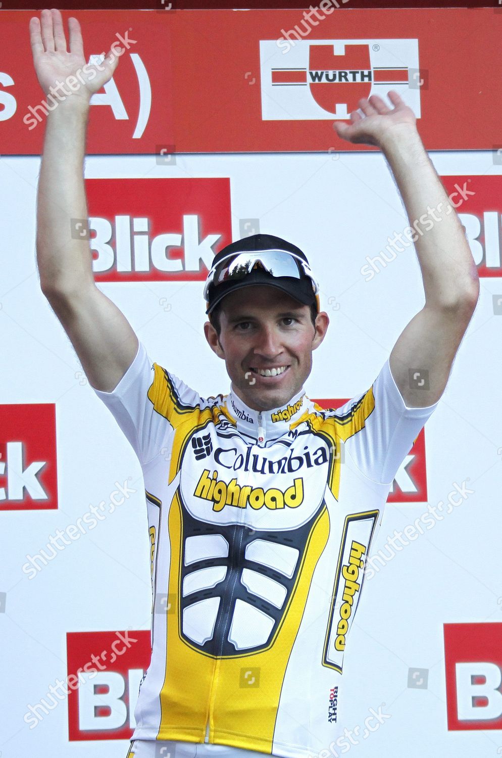 Switzerlands Michael Albasini Team Columbiahigh Road Editorial Stock ...