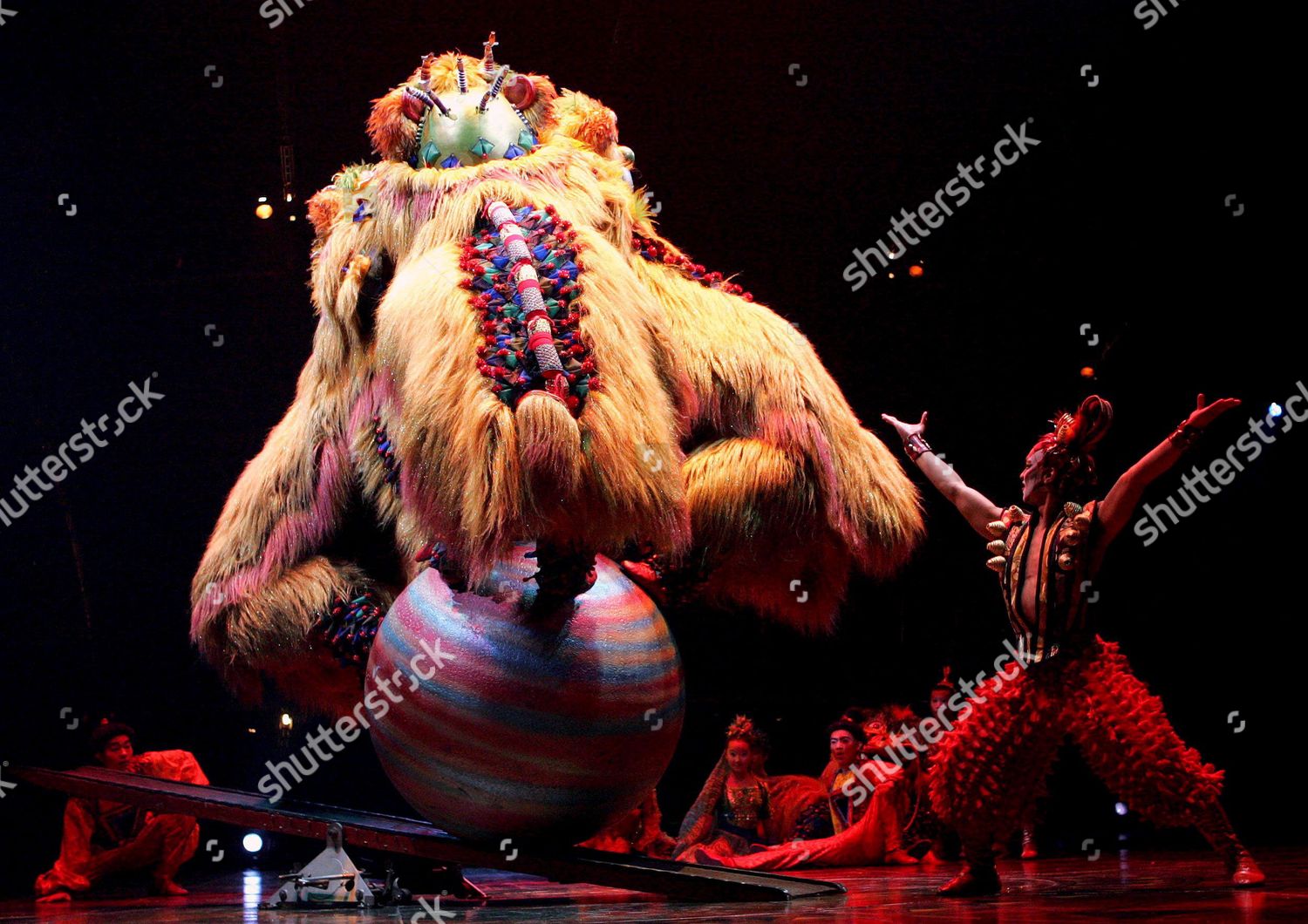 Acrobats Cirque Du Soleil Perform During Editorial Stock Photo - Stock ...