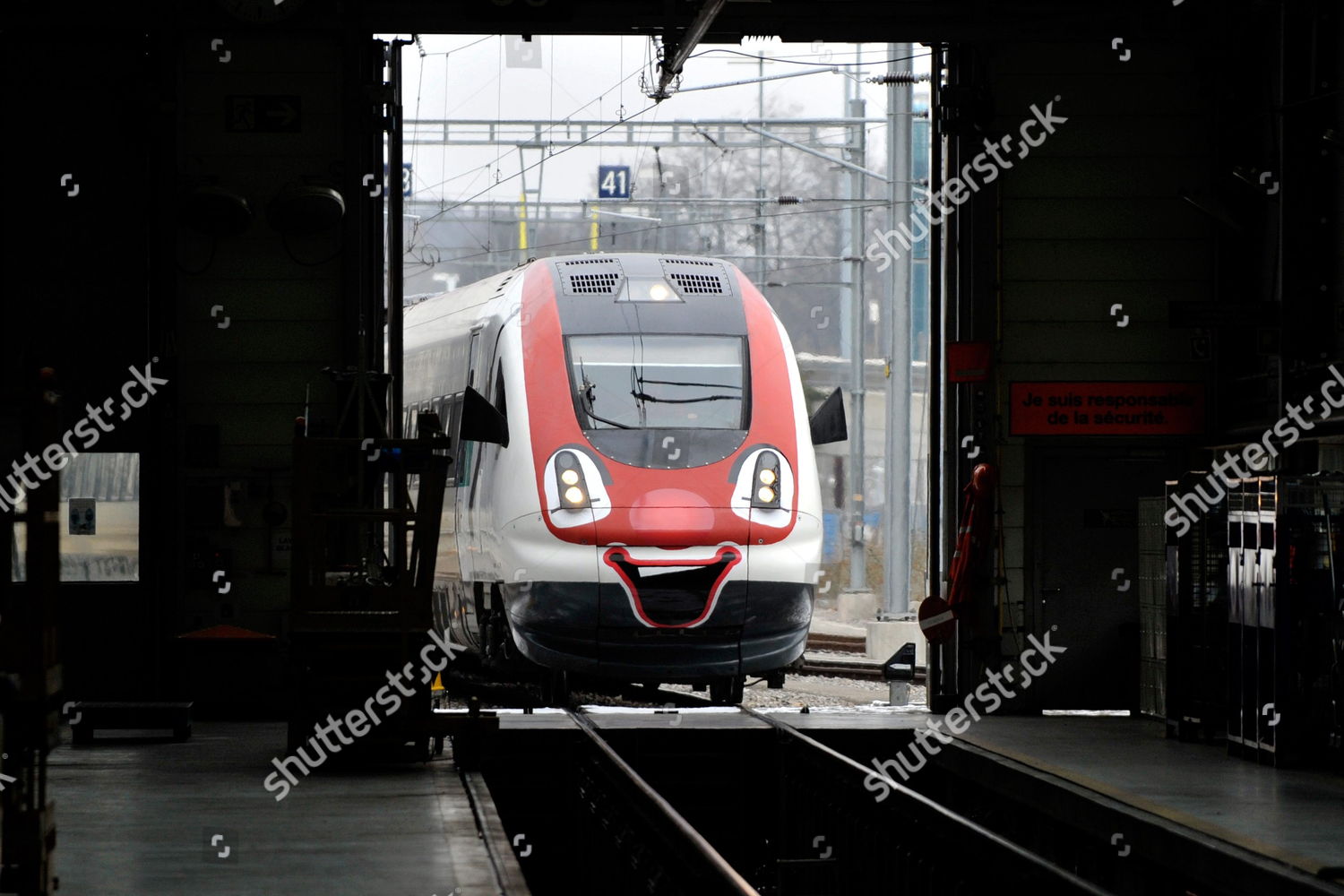 Icn Train Swiss Railway Federation Sbbcff Editorial Stock Photo - Stock ...