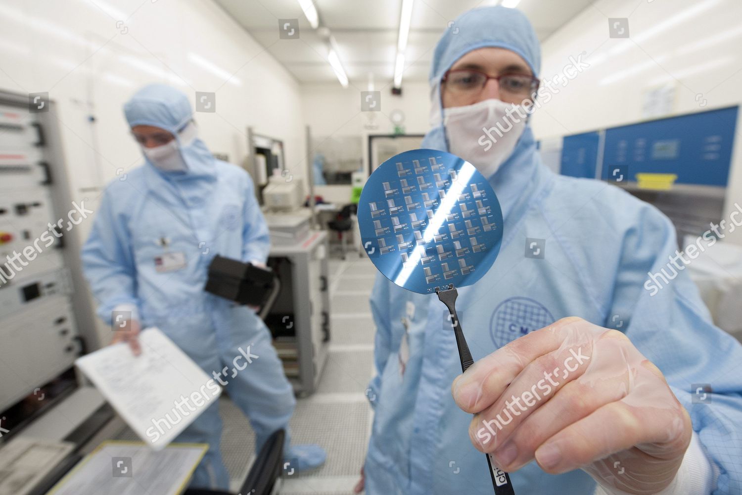Swiss Scientists Shows Wafer Clean Room Editorial Stock Photo - Stock ...