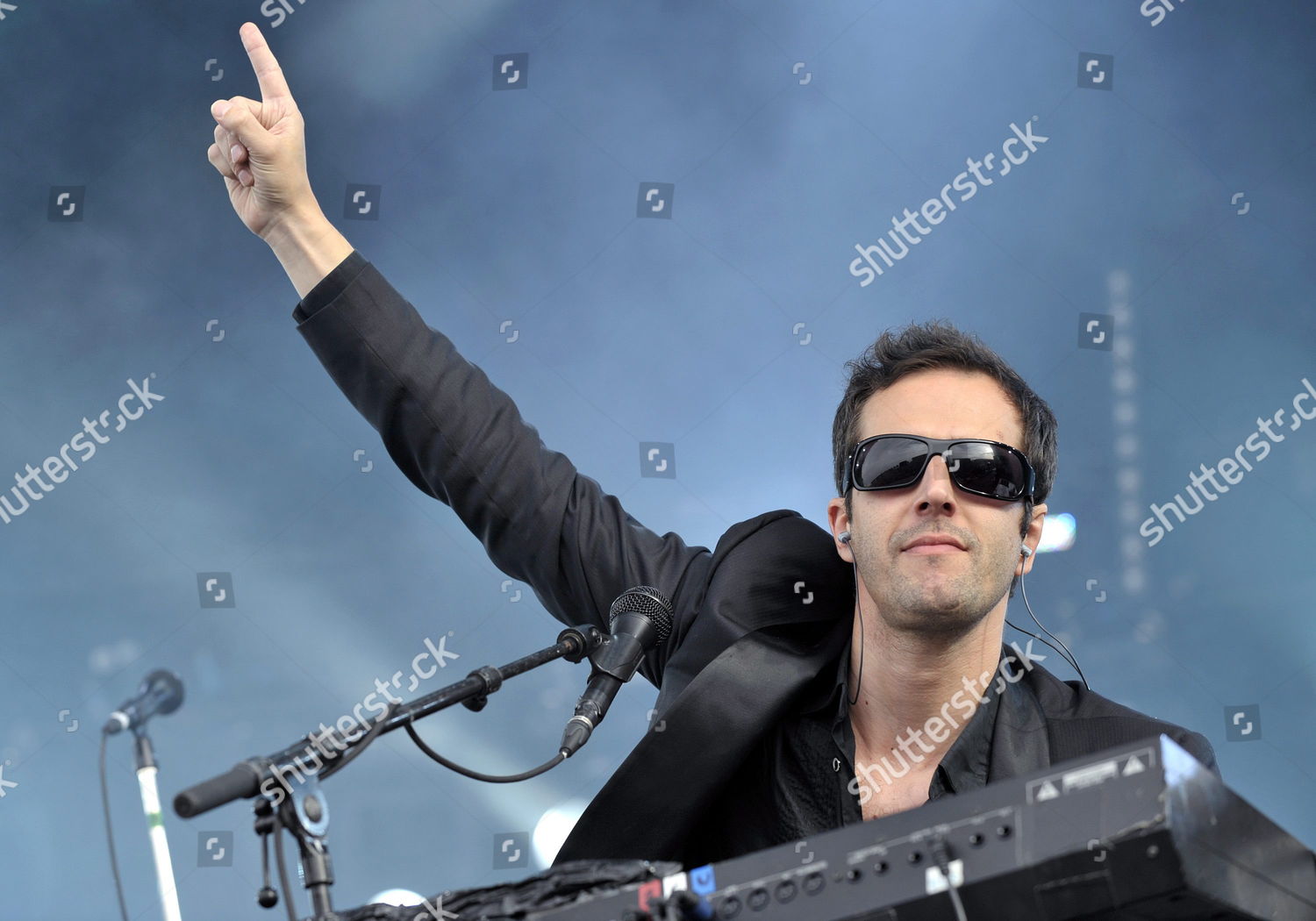 Belgian Singer John Stargasm Ghinzu Performs Editorial Stock Photo ...