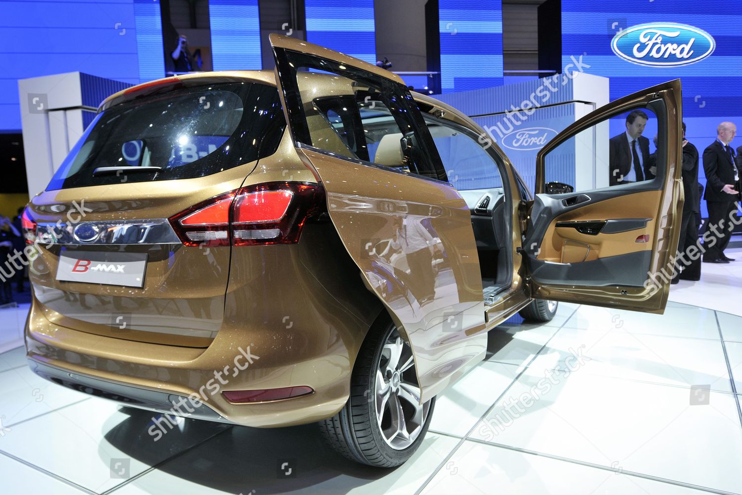 New Ford Bmax Car Shown During Editorial Stock Photo - Stock Image ...