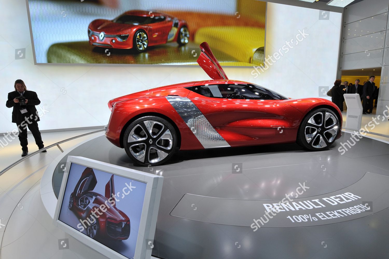 New Renault Dezir Concept Car On Editorial Stock Photo - Stock Image ...