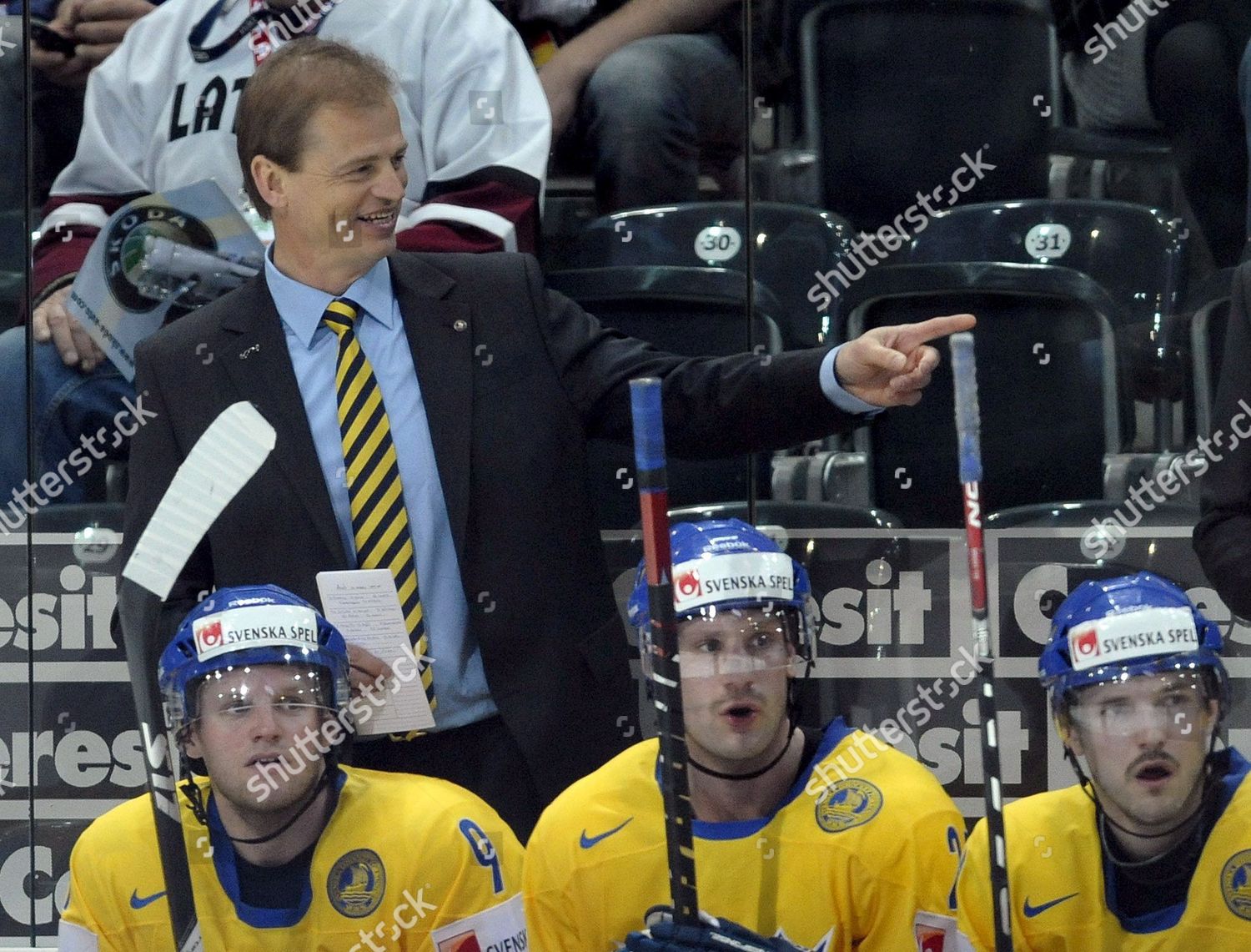 Swedens Head Coach Bengt Ake Gustaffson Editorial Stock Photo - Stock ...