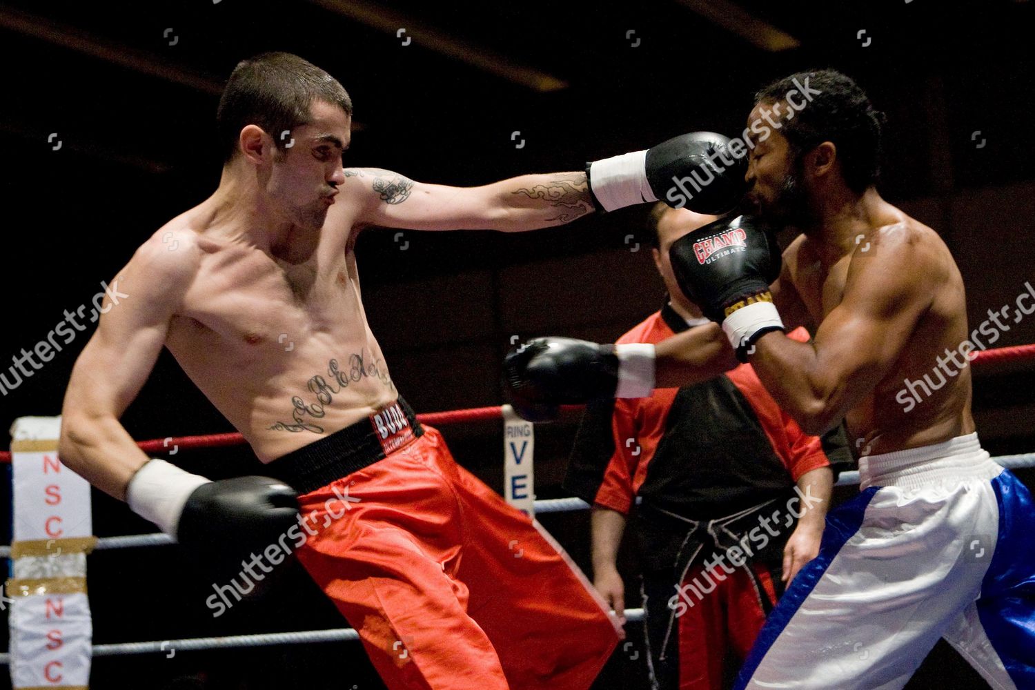 Swissspanish Kickboxer Jeremie Canabate Left Fights Editorial Stock ...