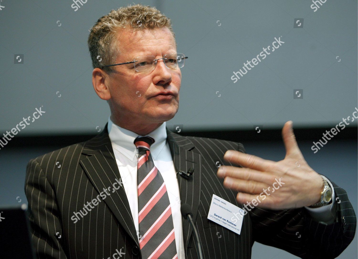 Gerhard Van Kesteren Cfo Swiss Company Editorial Stock Photo - Stock ...