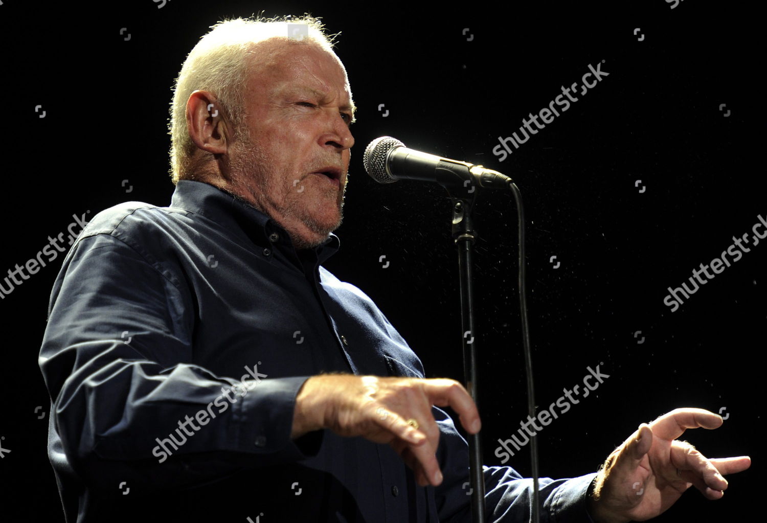 British Singer Joe Cocker Performs During Editorial Stock Photo - Stock ...
