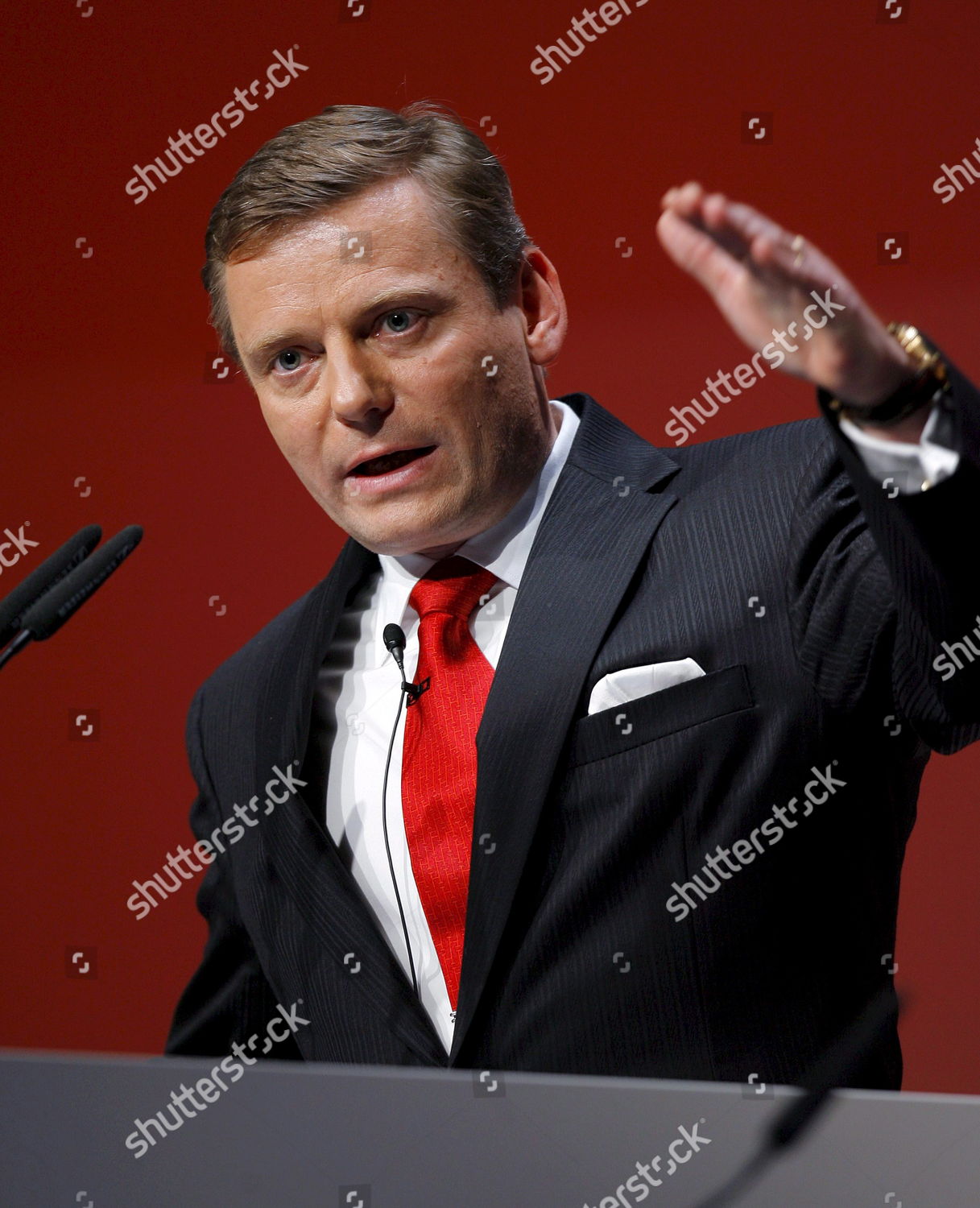 Chief Executive Officer Uwe Krueger Speaks Editorial Stock Photo ...