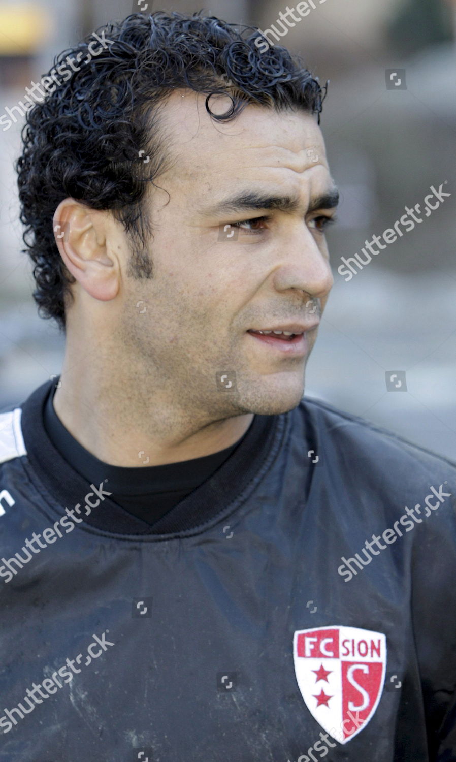Egyptian Goalkeeper Essam Elhadary Attends Training Editorial Stock ...