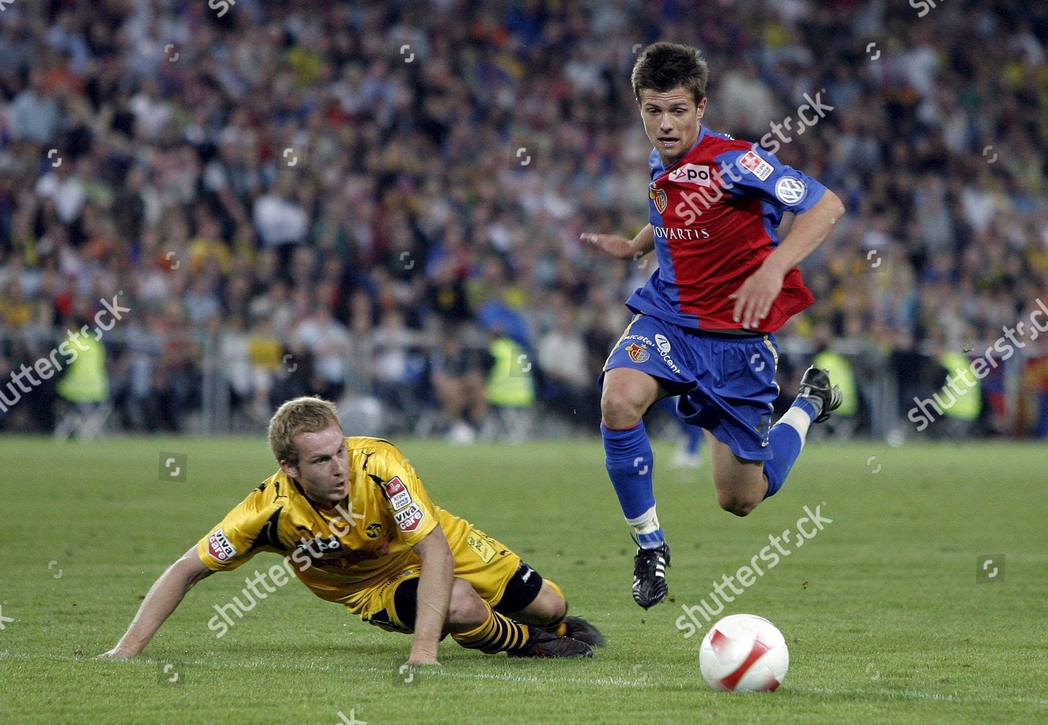 Fc Basel Player Valentin Stocker R Editorial Stock Photo - Stock Image ...
