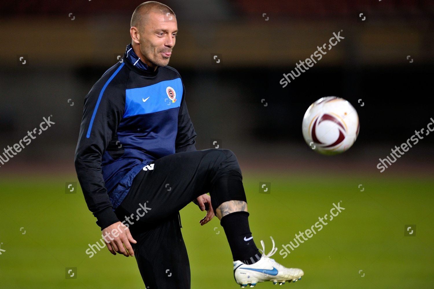 Sparta Prahas Captain Tomas Repka Action Editorial Stock Photo - Stock ...
