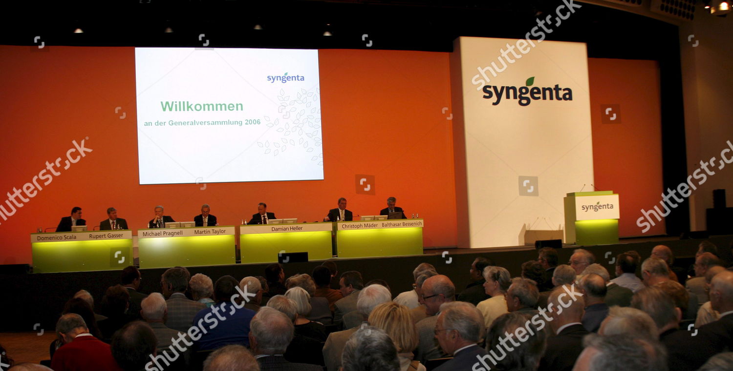 General Assembly Syngenta Basel Pictured On Editorial Stock Photo ...