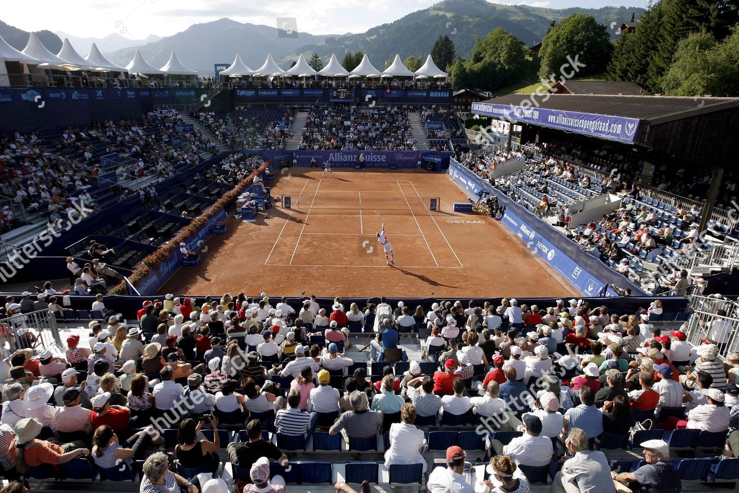 Stephane Bohli Down Switzerland Serves Ball Editorial Stock Photo ...