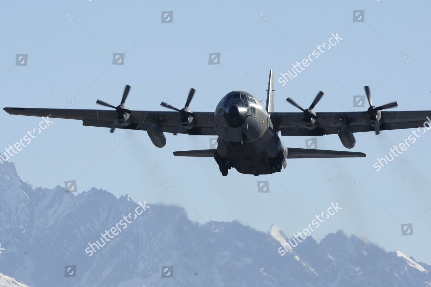 One Two Belgian Hercules C130 Military Editorial Stock Photo - Stock ...