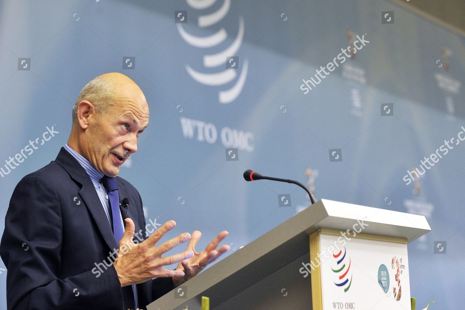Pascal Lamy World Trade Organization Wto Editorial Stock Photo - Stock ...