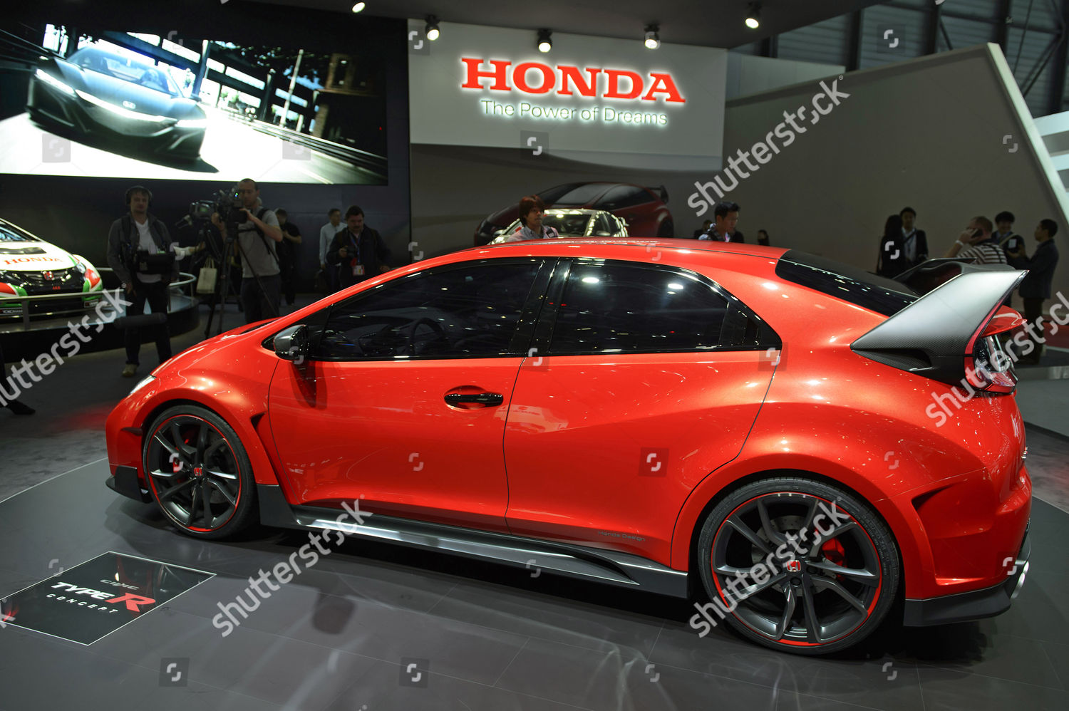 New Honda Concept Car Civic Type Editorial Stock Photo - Stock Image ...