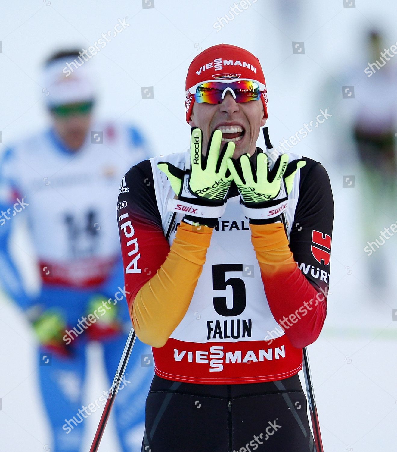 Johannes Rydzek Germany Celebrates After Winning Editorial Stock Photo ...