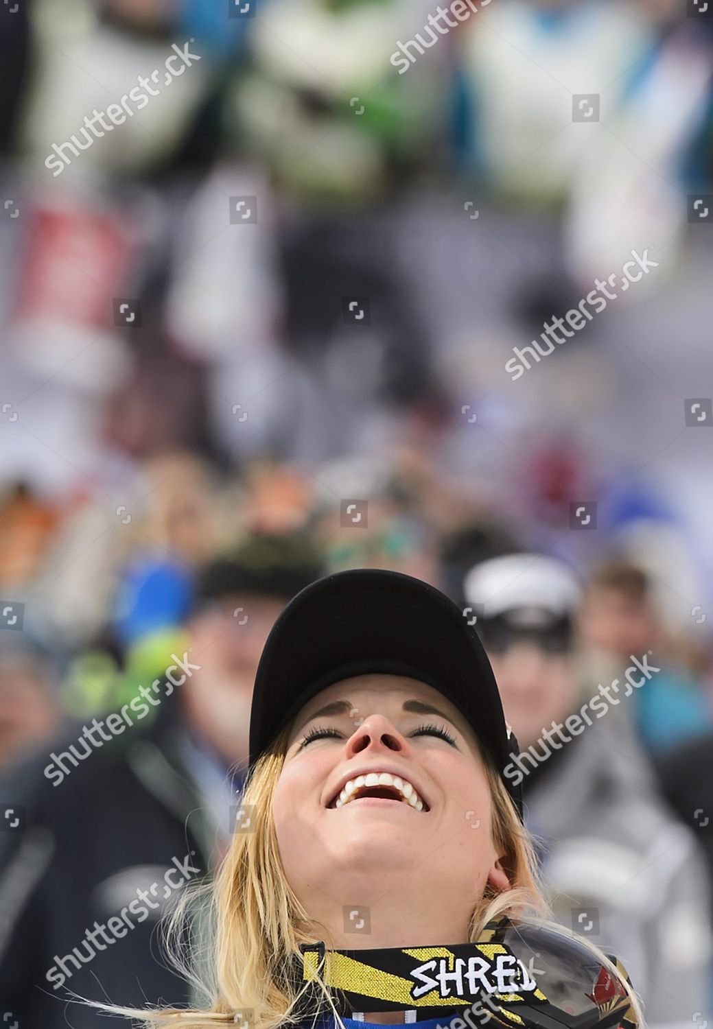 Lara Gut Switzerland Reacts Finish Area Editorial Stock Photo - Stock ...