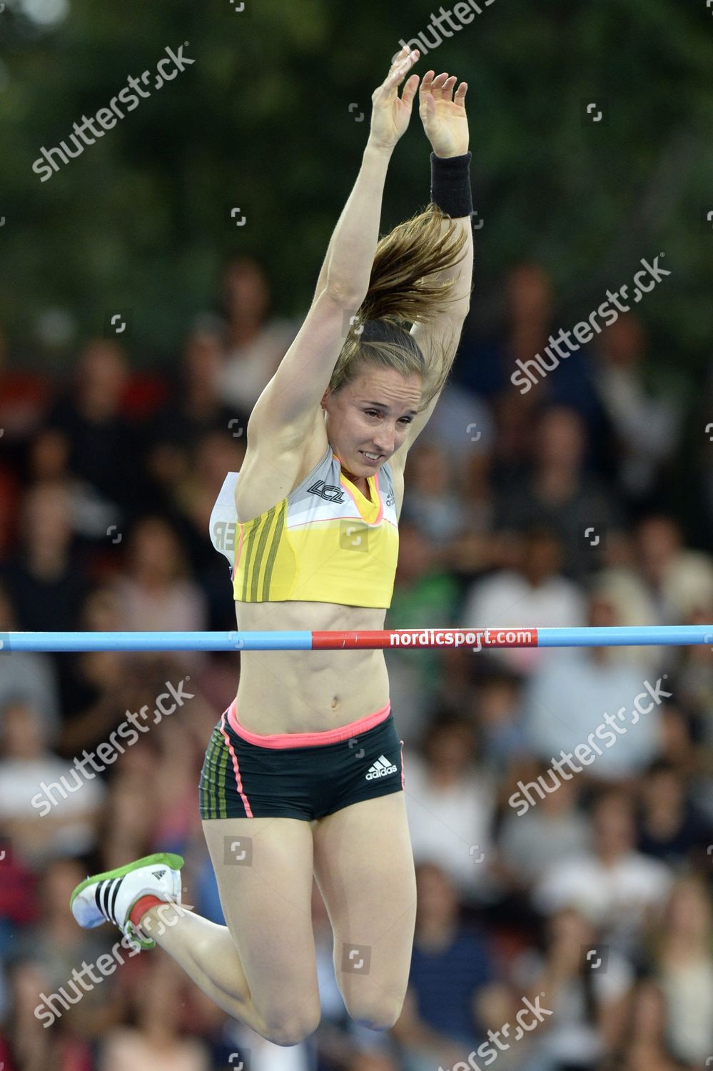Nicole Buechler Switzerland Competes Womens Pole Editorial Stock Photo ...