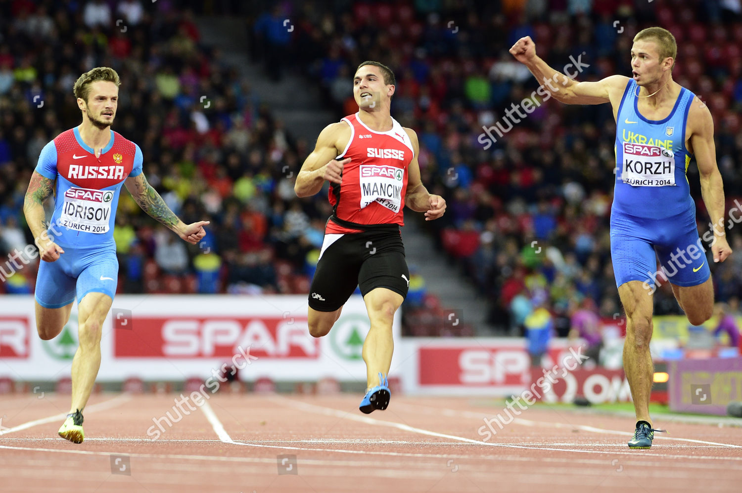 Pascal Mancini Switzerland Centre Competes Next Editorial Stock Photo ...