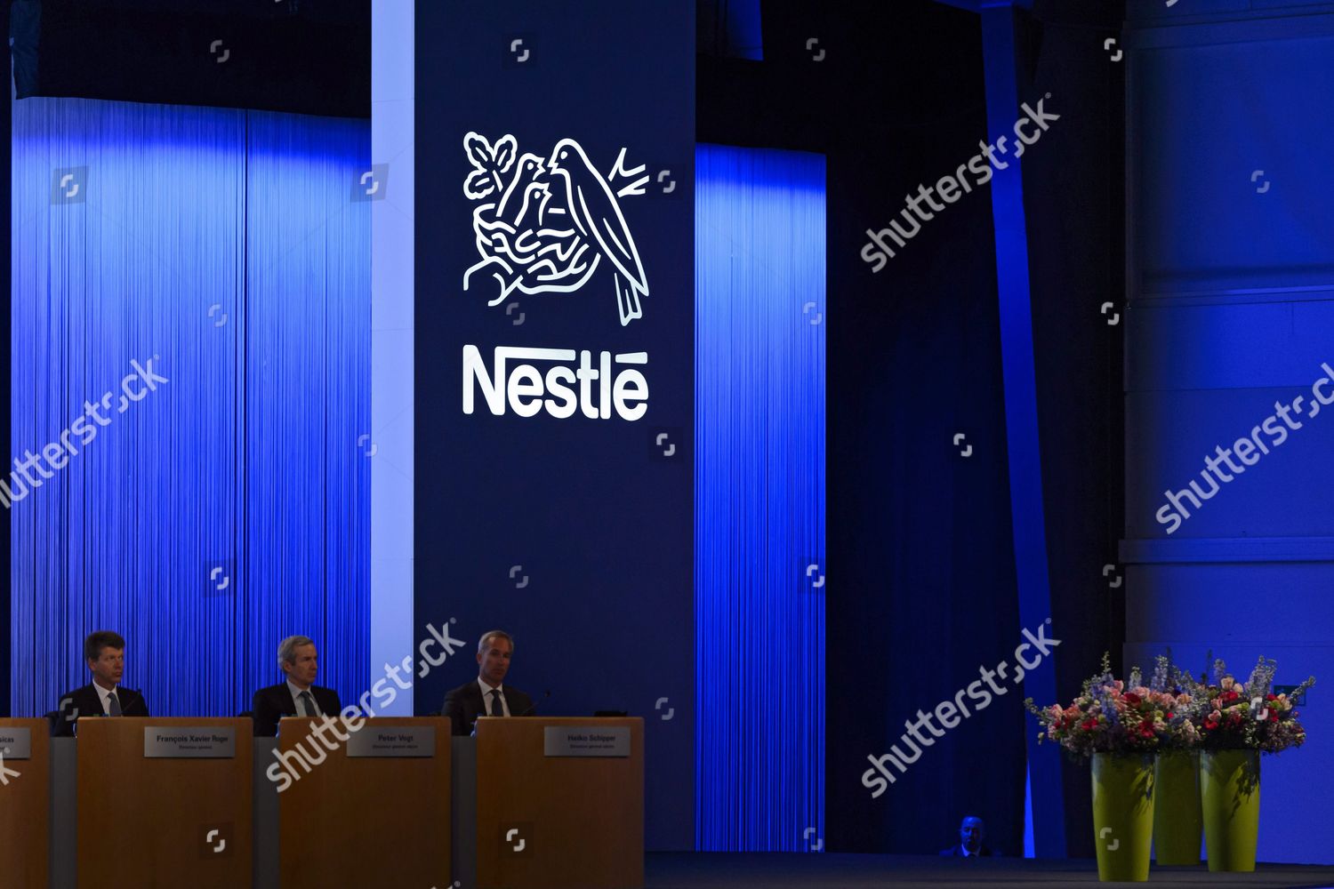Nestles Directors During General Meeting Nestle Editorial Stock Photo ...