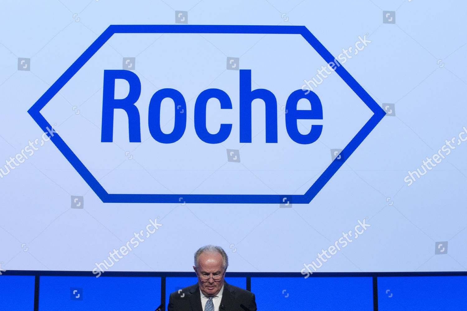 Franz B Humer Chairman Board Roche Editorial Stock Photo - Stock Image ...