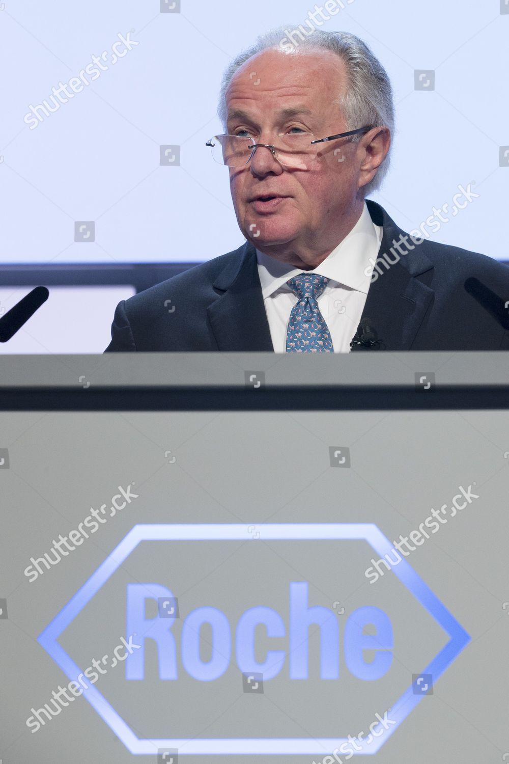 Franz B Humer Chairman Board Roche Editorial Stock Photo - Stock Image ...