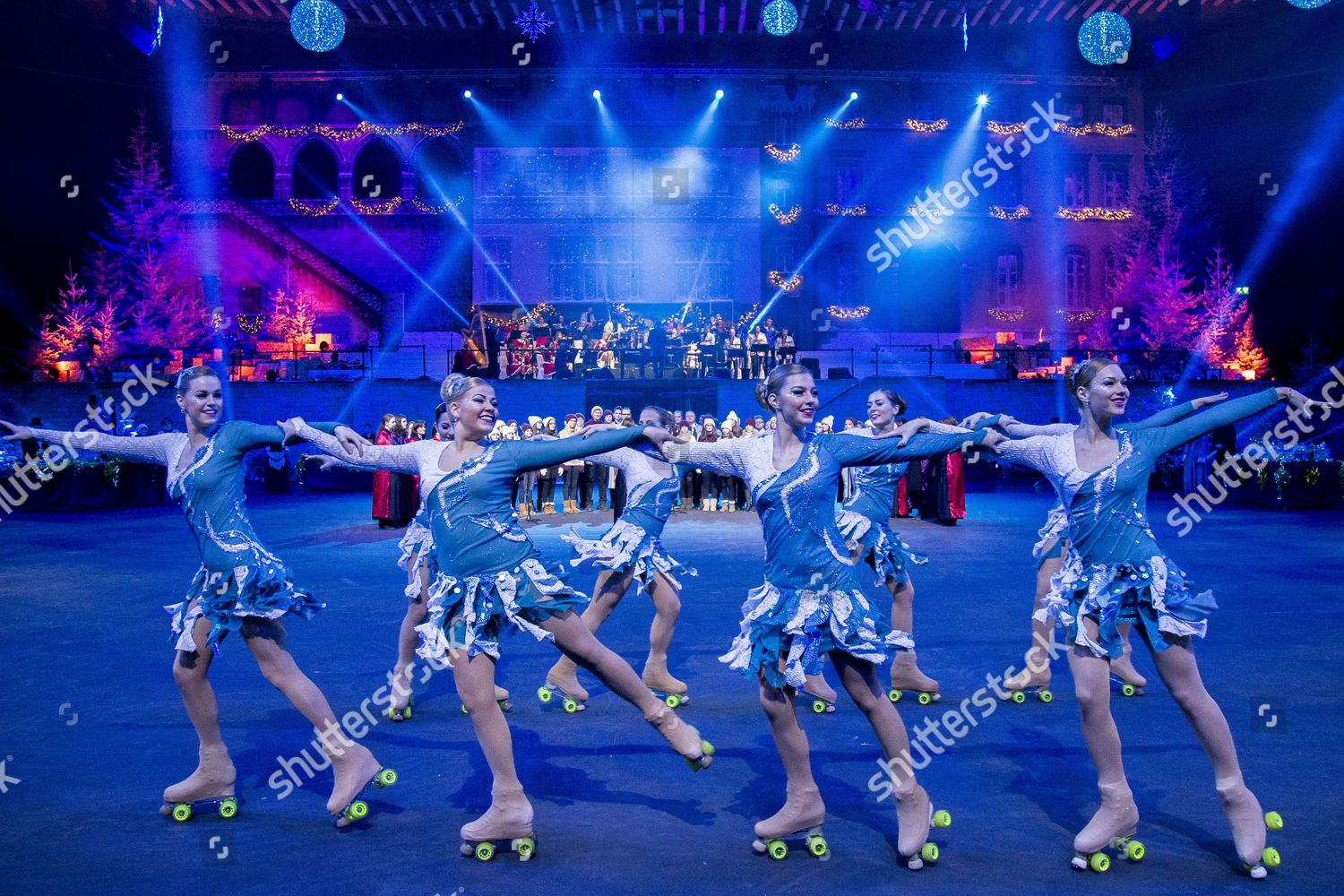 Precision Roller Skating Team Rullest Estland Editorial Stock Photo ...
