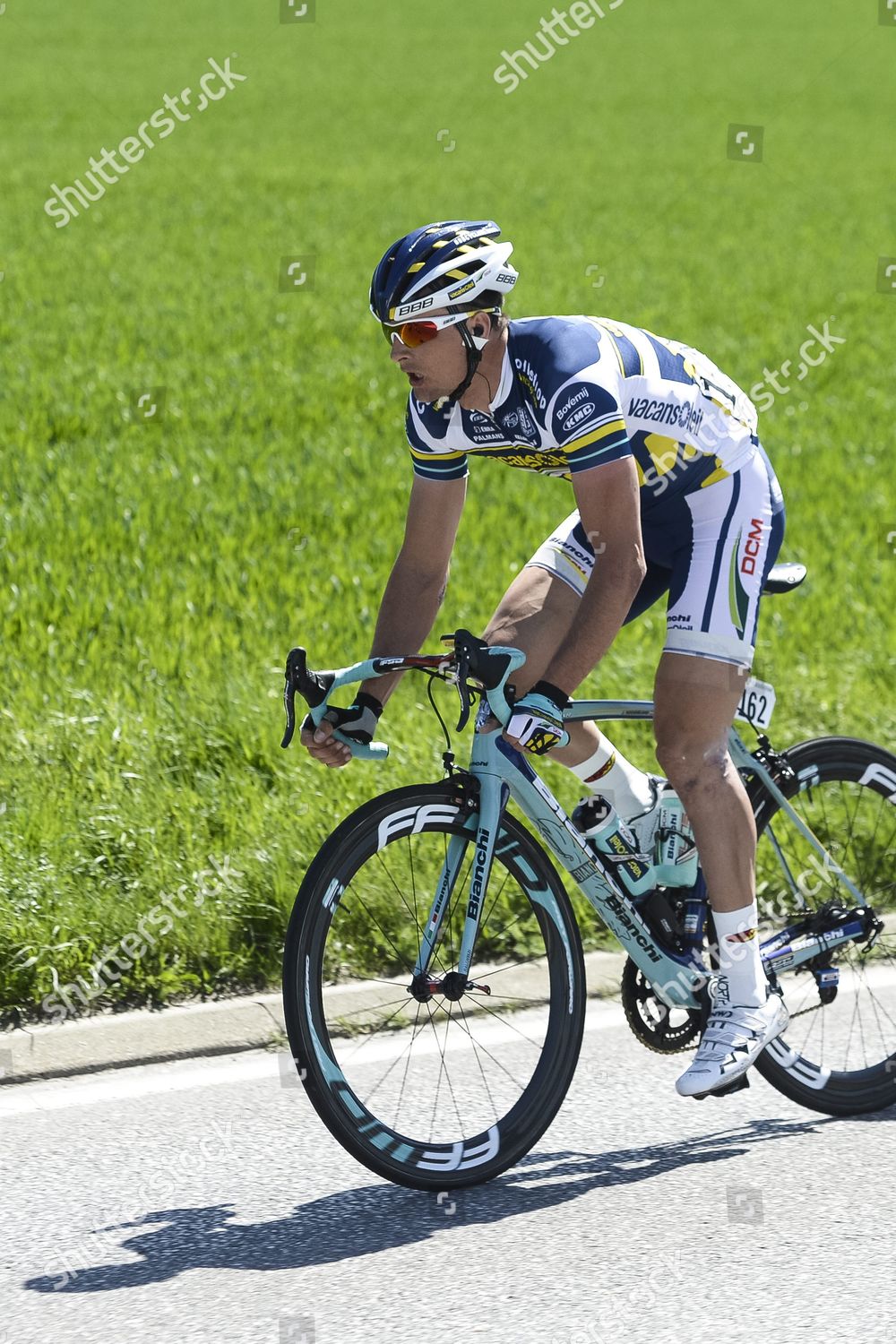 Dutch Johnny Hoogerland Team Vacansoleildcm Procycling Editorial Stock ...