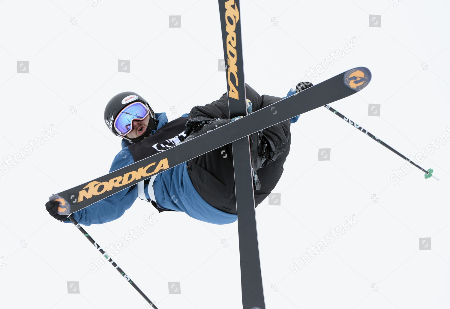 Jonas Hunziker Switzerland Jumps During Gstaad Editorial Stock Photo ...