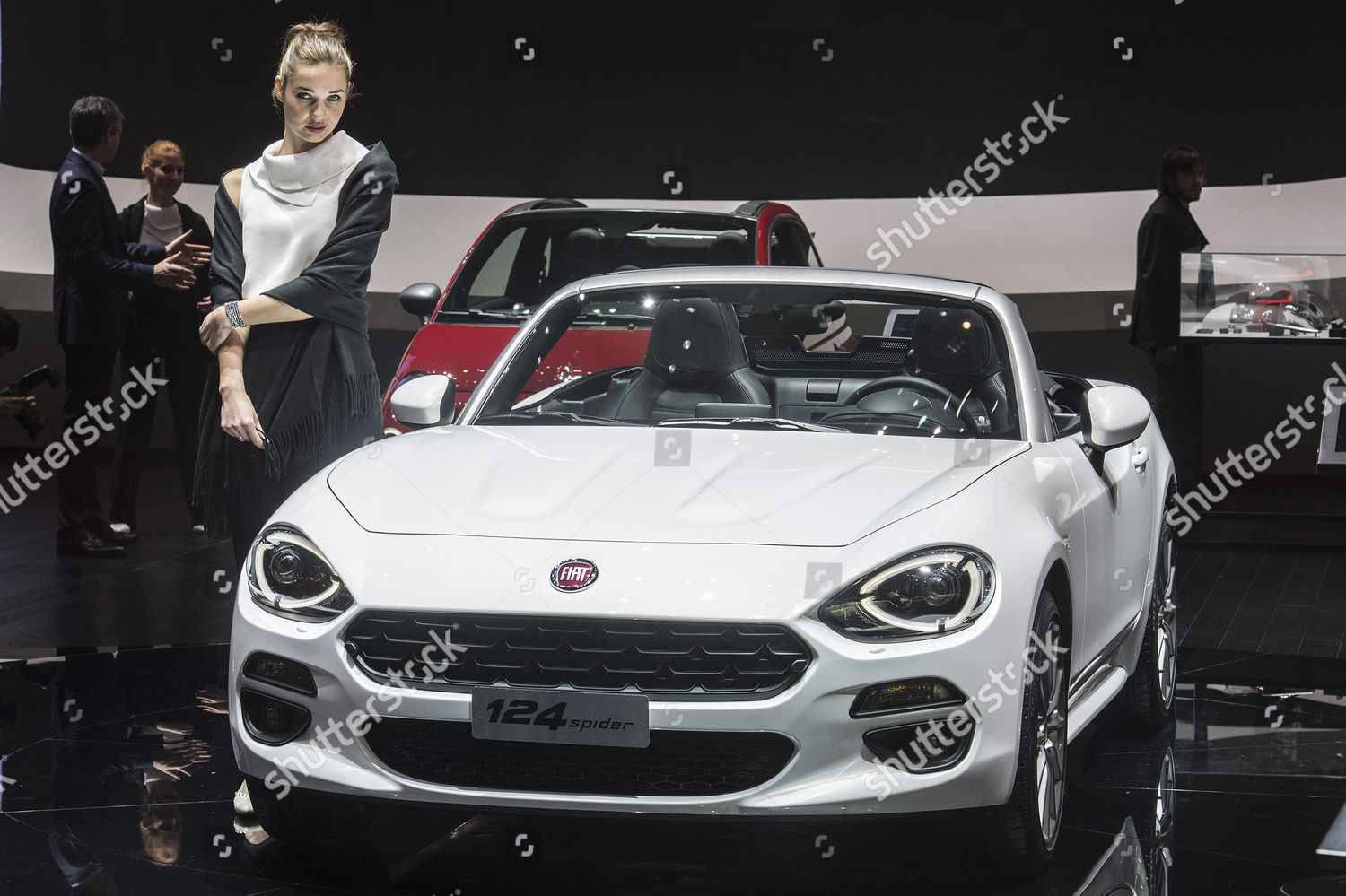 New Fiat 124 Spider Presented 86th Editorial Stock Photo - Stock Image ...