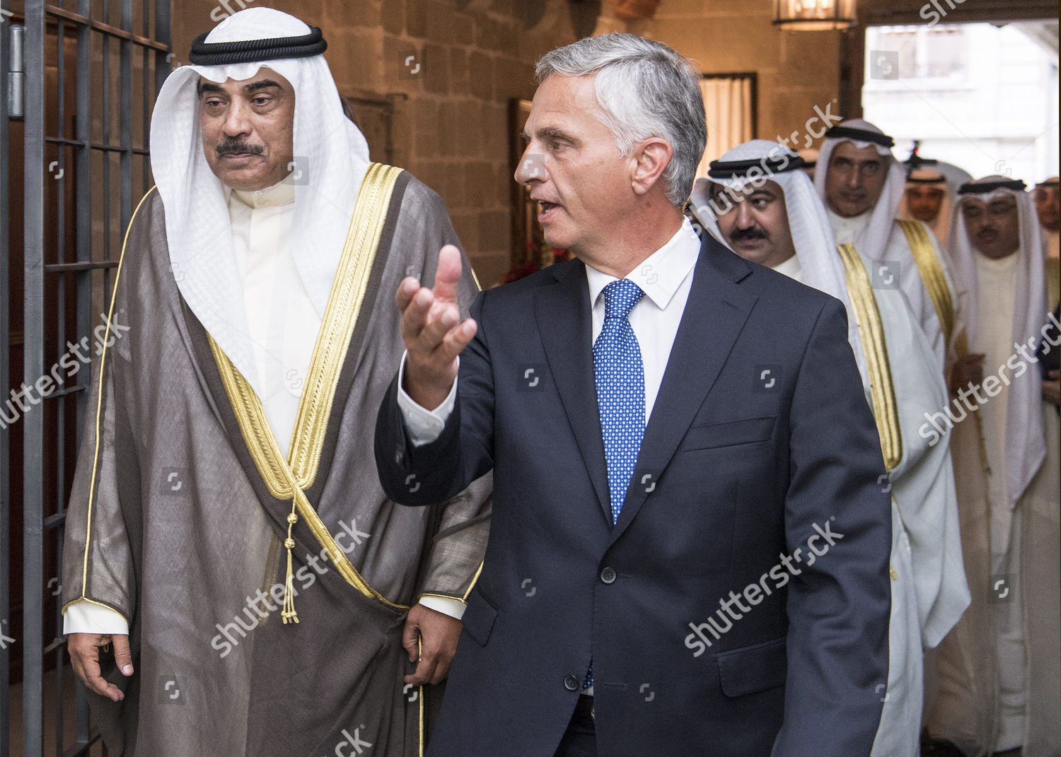 Switzerland Foreign Minister Didier Burkhalter R Editorial Stock Photo ...