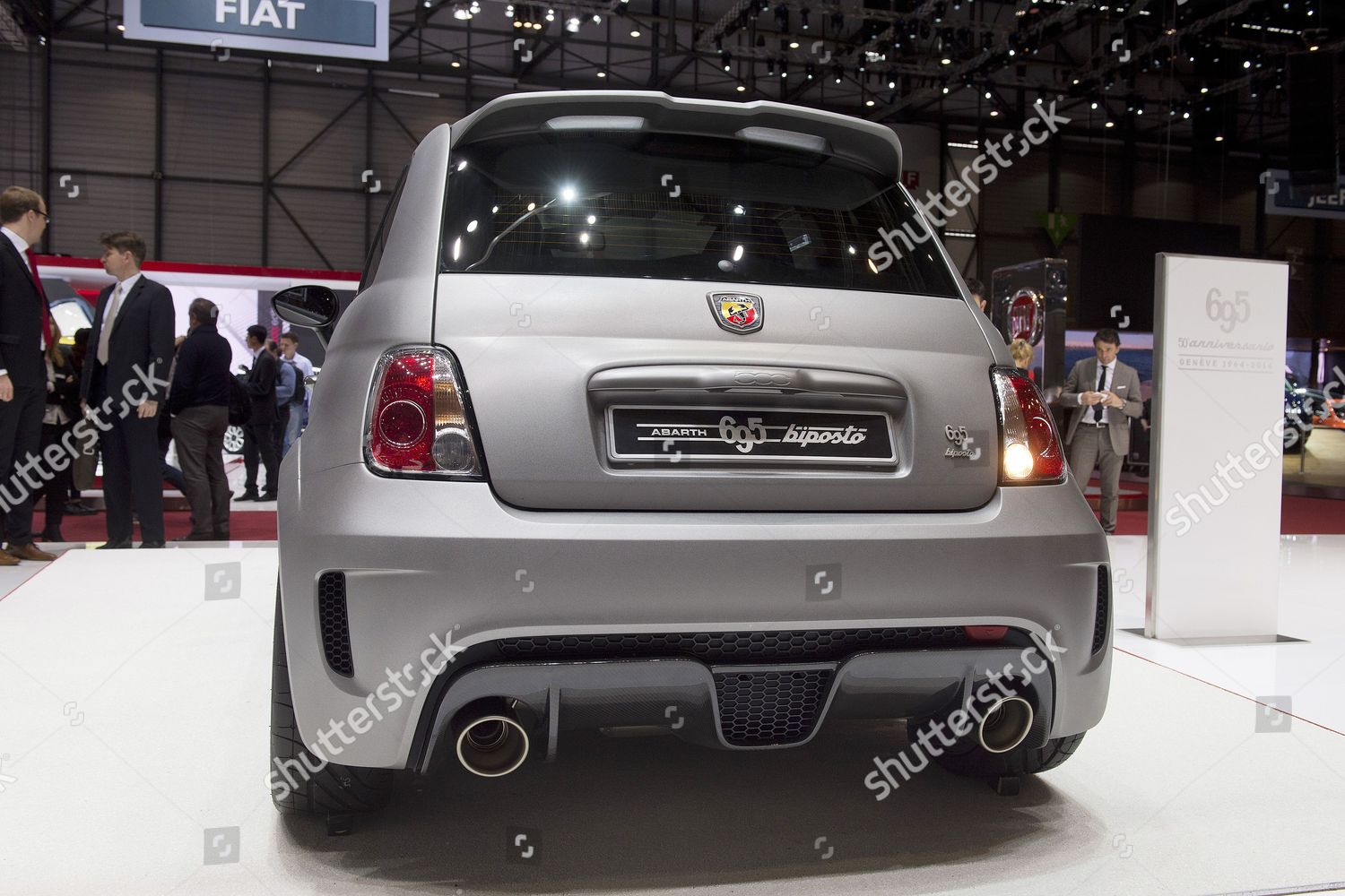 New Abarth 695 Biposto Shown During Editorial Stock Photo - Stock Image ...