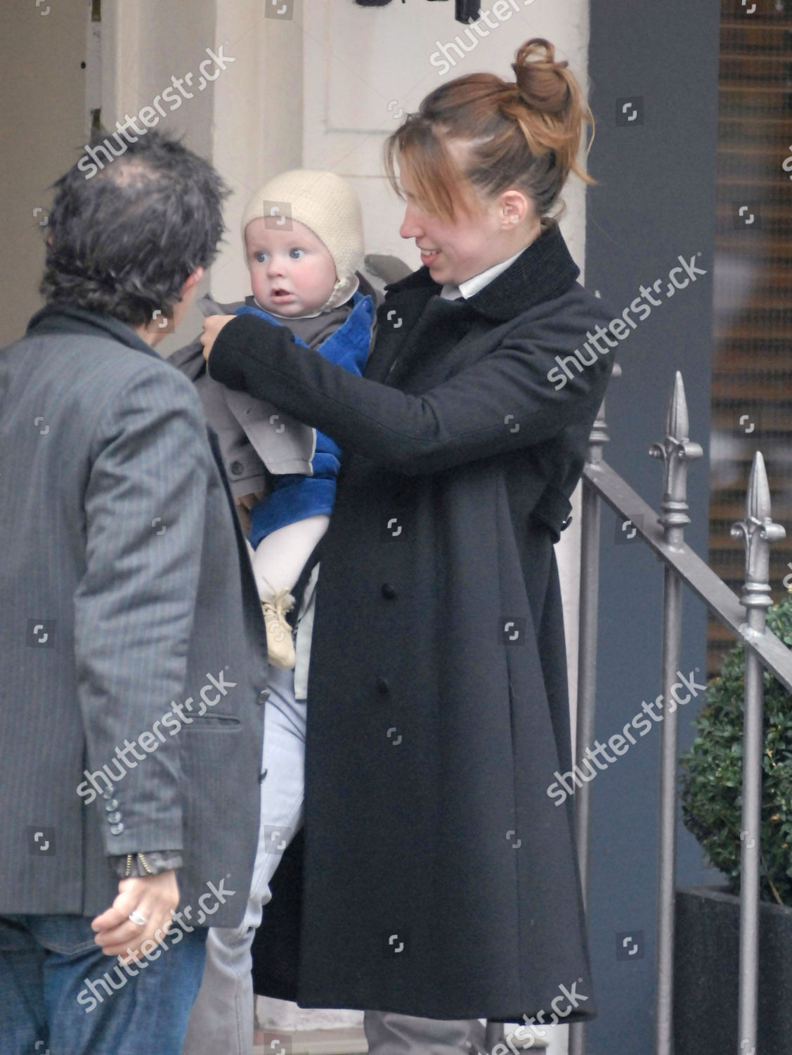Lady Frances Armstrongjones Her Fivemonthold Son Editorial Stock Photo ...